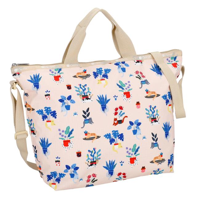 レスポートサック LeSportsac トートバッグ ショルダーバッグ 4360 F645 DELUXE EASY CARRY TOTE COMFY CATS ライトピンク系マルチ トー