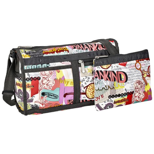 レスポートサック LeSportsac ショルダーバッグ 斜めがけ 7519 F543 DELUXE SHOULDER SATCHEL ...