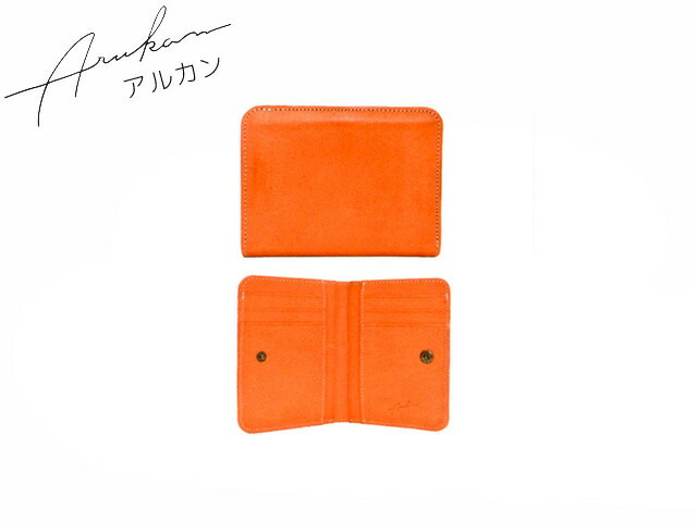 アルカン ARUKAN arukan タカヤ ゴートヌメ 二つ折り札入れ 1016-638 takaya04