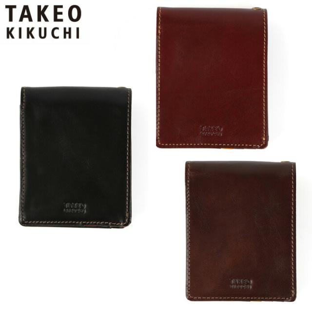 TAKEO KIKUCHI タケオキクチ タケオ キクチ エリア 二つ折り財布 カード段6 266615 ikt02