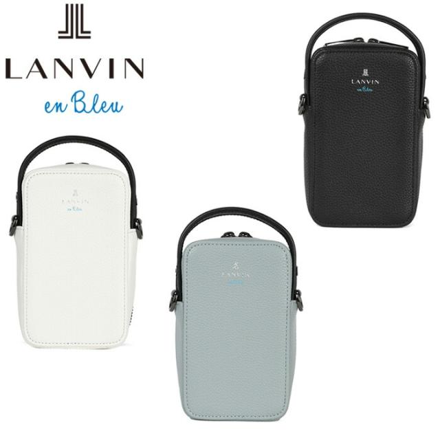LANVIN en Bleu 512123 ランバンオンブルー タンブル スマホショルダーバッグ 2WAY ikt02