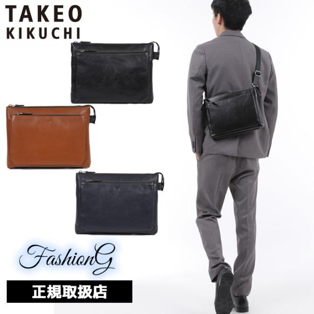 TAKEO KIKUCHI タケオキクチ タケオ キクチ セレーノ レザークラッチバッグ B5 2WAY 737112 ikt02
