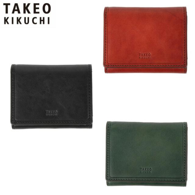 TAKEO KIKUCHI タケオキクチ タケオ キクチ コルティ 三つ折り財布 カード段8 742624 ikt02
