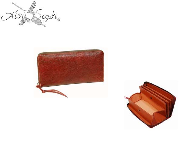 Ain Soph アインソフ AINSOPH 馬革 ラウンドファスナー長財布 DA941-HDT ain44