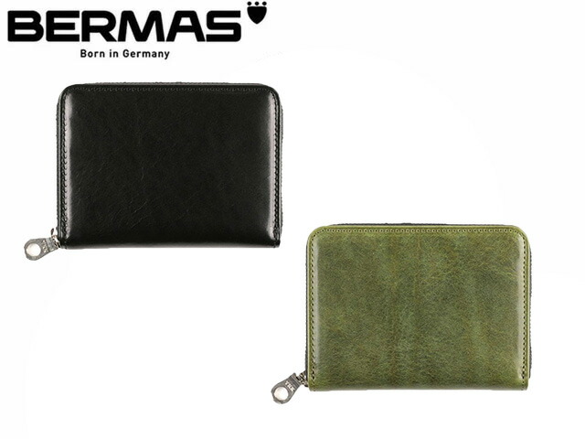 BERMAS バーマス  FURTH ラウンドファスナー ミニウォレット 60701 kinu35