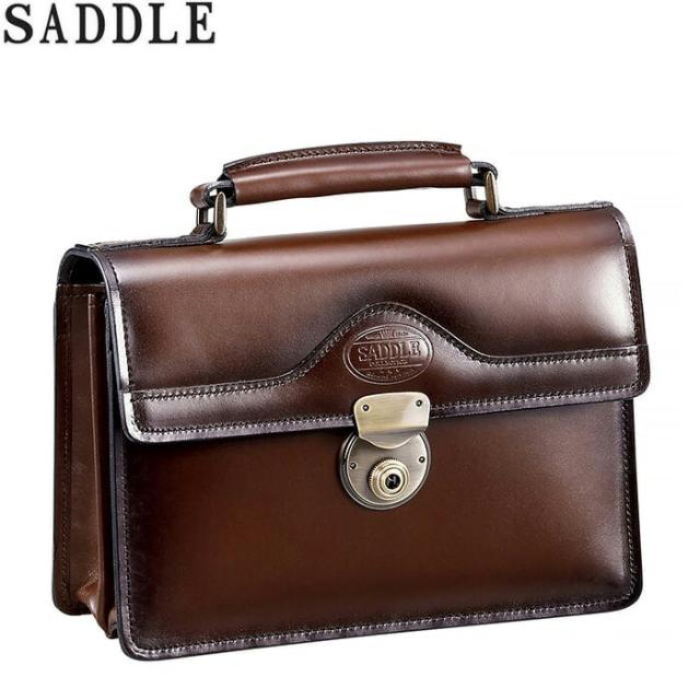 平野鞄 ひらのかばん ヒラノ レザーバッグ セカンドバッグ フォーマルバッグ 日本製 豊岡製鞄 牛革 本革 メンズ A5 フォーマル 街持ち 旅行 チョコ SADDLE KBN 1007 hira39