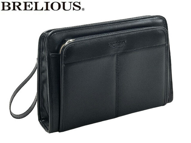 平野鞄 ひらのかばん ヒラノ クラッチバッグ セカンドバッグ メンズ ブランド 日本製 豊岡製鞄 フォーマル 大開き 結婚式 黒 チョコ BRELIOUS KBN 25947 hira39