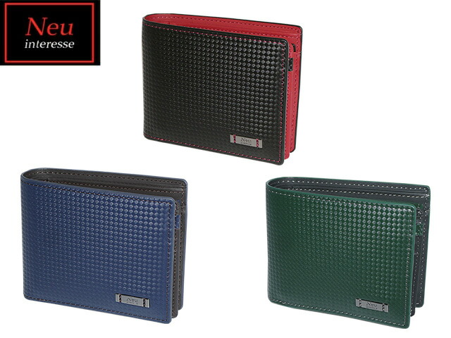 Neu interesse ノイ・インテレッセ Nacht ナハト 二つ折り財布 3541 mor67