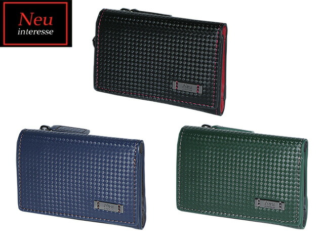 Neu interesse ノイ・インテレッセ Nacht ナハト 三つ折り財布 キーケース対応 3543 mor67