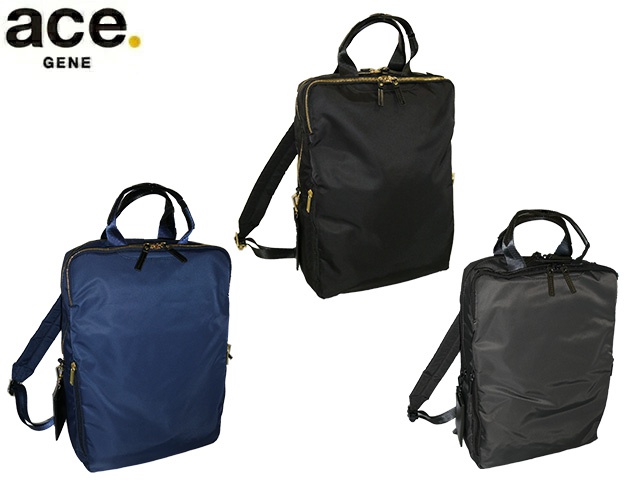 ace. GENE エース ジーン スリファム ビジネスリュック A4サイズ 15インチPC収納可 11472 ace63