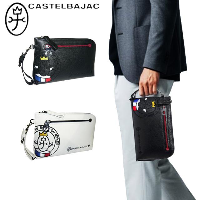 【カステルバジャック】【CASTELBAJAC】 Link リンク 牛革 2WAYセカンドバッグ サコッシュ クラッチ 030211 30211 ikt0