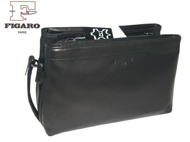 正規品 メンズ レディース    通勤 通学 記念日 冠婚葬祭 贈答品 ギフト 日本製 国産 FIGARO フィガロ ビジネス セカンドバッグ ショルダーベルト付属 ビス 牛革ソフト 17109 nobe53