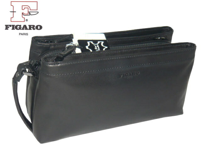 正規品 メンズ レディース    通勤 通学 記念日 冠婚葬祭 贈答品 ギフト 日本製 国産 FIGARO フィガロ ビジネス セカンドバッグ ショルダーベルト付属 ビス 牛革ソフト 17110 nobe53