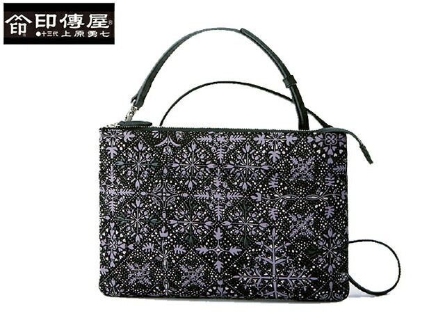 正規品 メンズ レディース   印傳屋 インデンヤ  印傳屋 上原勇七 甲州印伝 印伝 束入 財布 本革 冠婚葬祭 贈答品 ギフト CIASOM シアソム ポシェット 和柄 9004 indn23