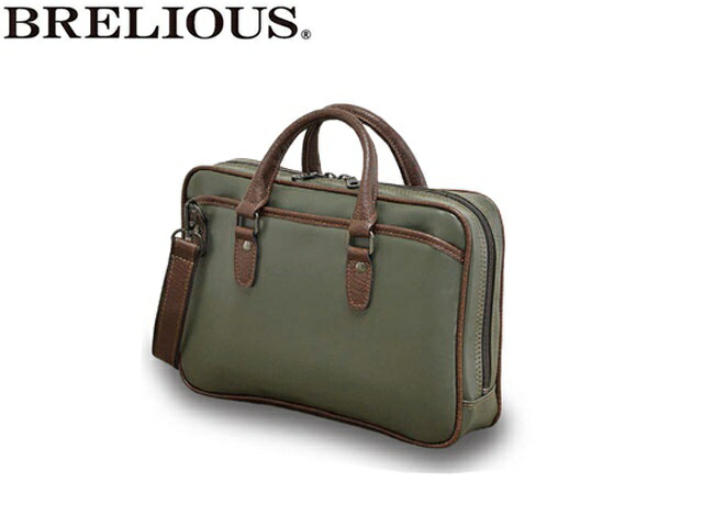 正規品 メンズ レディース    通勤 通学 記念日 冠婚葬祭 贈答品 ギフト ビジネスバッグ ミニブリーフケース B5 日本製 豊岡製鞄 メンズ スリム コンパクト 大開き 黒 カーキ KBN 26690 ブレリアス BRELIOUS hira39