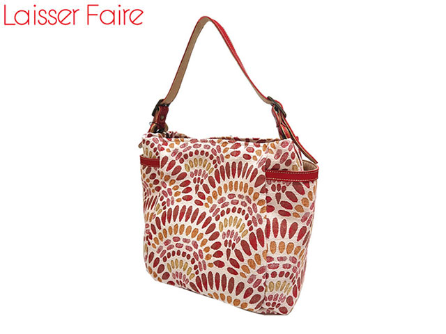 正規品 メンズ レディース    通勤 通学 記念日 冠婚葬祭 贈答品 ギフト Laisser Faire[レッセフェール] 日本製バッグ ぺブラン ゴブラン×牛革ワンショルダーバッグ 520244 7591259 lily19