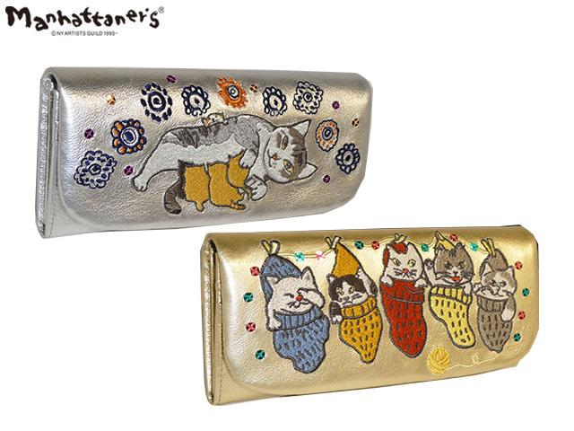 manhattaner's マンハッタナーズ かぶせ長財布 ティンクルパース 075-1742 75-1742 mare69