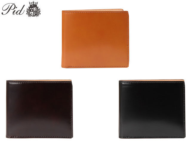 正規品 メンズ レディース    通勤 通学 記念日 冠婚葬祭 贈答品 ギフト PID ピーアイディー コードバンウォレット 二つ折り財布 25262 rowa12