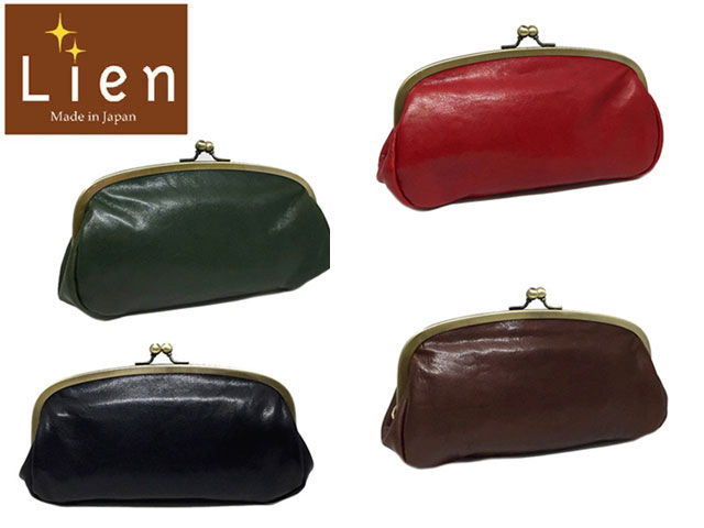 Lien リアン Lien リアン Lien リアン Lien リアン コルドレザー親子がま口財布 日本製 LIL1202 9299640 yone29