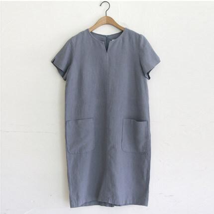半袖ワンピース ワンピース ワンピドレス ミニ ミニ丈 袖あり 半袖 Vネック 綿 麻 リネン かわいい 大人可愛い シンプル カジュアル 大人 おしゃれ お洒落 大人可愛い 大人女子 こなれ感 主役級 とろみ感 抜け感 無地 春 夏 10代 20代 30代 レディース 学生 通学 デート お出