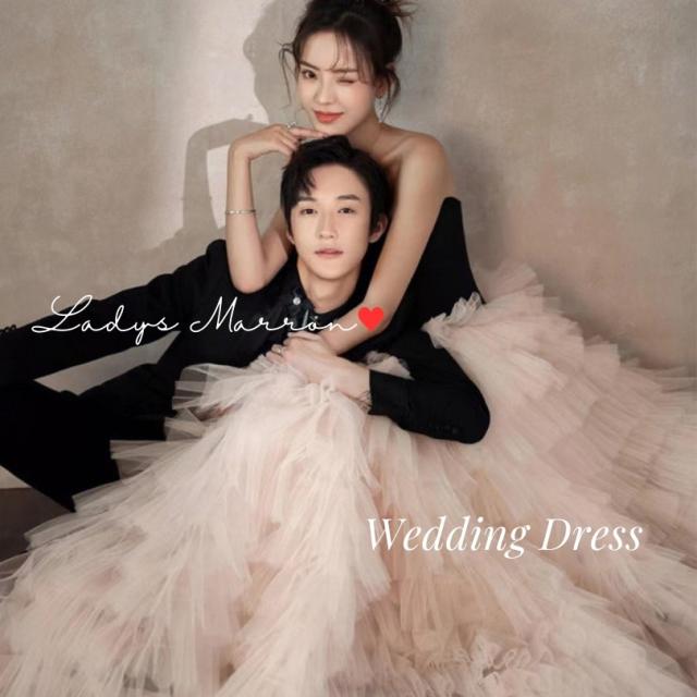 ウェディングドレス ウエディングドレス ホワイト 白 前撮り ドレス カラードレス 演奏会 二次会 花嫁 ロング 前撮りドレス オフショル 花嫁 かわいい 二次会 オフショルダー 結婚式 ドレス 花嫁 ティアード ベアトップ ビスチェ 春 夏 秋 冬