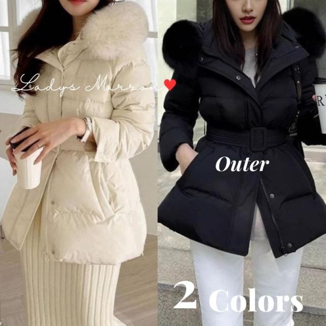 ダウンコート ダウンジャケット レディース 中綿 ショートダウン ショート丈ダウン 白ダウン ファーダウン 黒 白 きれいめ かわいい 可愛い ショート ダウン 冬 ファー付きダウンコート アウター 韓国 無地 フェイクファー 秋 秋冬コート