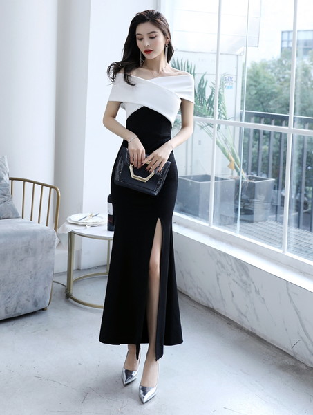 結婚式 タイトドレス マーメイドドレス マーメード パフスリーブドレス