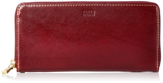 [タケオキクチ] 財布 ラウンドファスナー型 エリア 266617 アカ