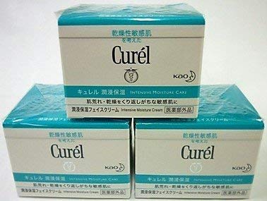 《セット販売》　花王 キュレル 潤浸保湿 フェイスクリーム (40g)×3個セット curel 敏感肌用クリーム　医薬部外品