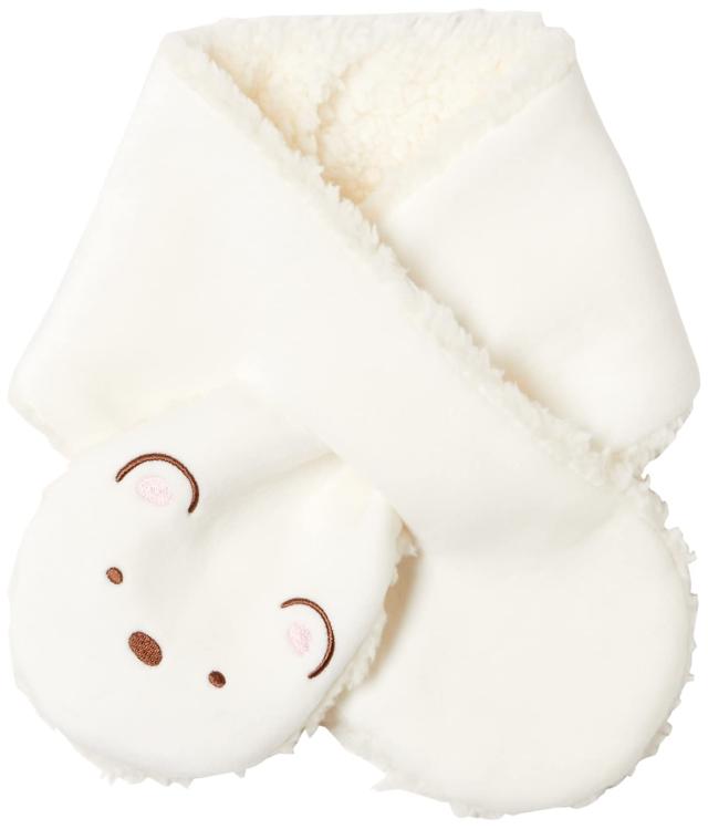 [okamoto] オカモト すみっコぐらし マフラー ネックウォーマー ティペット しろくま とかげ ねこ ぺんぎん? 防寒 キッズ 318-810 しろくま 80cm×12cmの通販はau ...