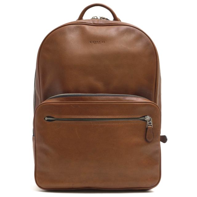 ○コーチ COACH スポーツカーフレザー 牛革 リュック 72117 Hudson Backpack In Sport Calf Leather ハドソン A4サイズ収納可 デイ 中古