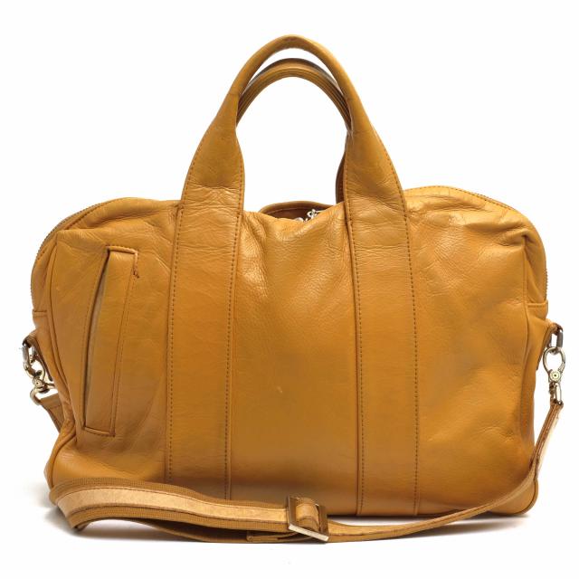 ○アニアリ aniary アンティークレザー 牛革 ビジネスバッグ 01-01004 2WAY ショルダーバッグ 迷彩・カモフラージュ柄 シボ革 シュ 中古