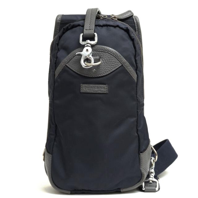 ○ダニエル＆ボブ Daniel＆Bob 伊リモンタ社ナイロン ショルダーバッグ PIPPO DAVIS ピッポ スリングバッグ ボディバッグ メンズ   中古