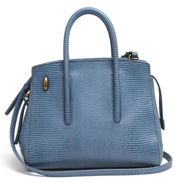 ○トフアンドロードストーン トフ＆ロードストーン TOFF＆LOADSTONE 牛革 トートバッグ TL-5610 Jolie lizard S ジョリー リザード 中古