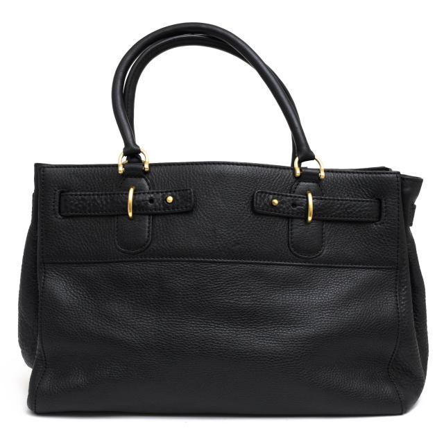 ○サザビー SAZABY 牛革 トートバッグ シボ革 シュリンクレザー レディース 【中古】 中古