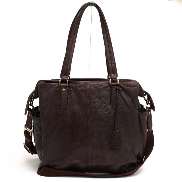 ○アニアリ aniary アイディアルニューソフトレザー 牛革 トートバッグ SSL-02-02 2WAY ショルダーバッグ メンズ 【中古】 中古