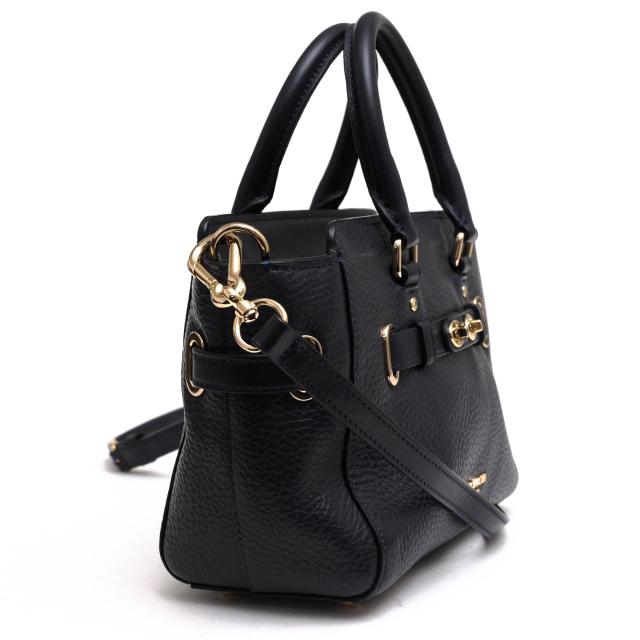 ○コーチ COACH スワッガー 牛革 ペブルドレザー ハンドバッグ F37635