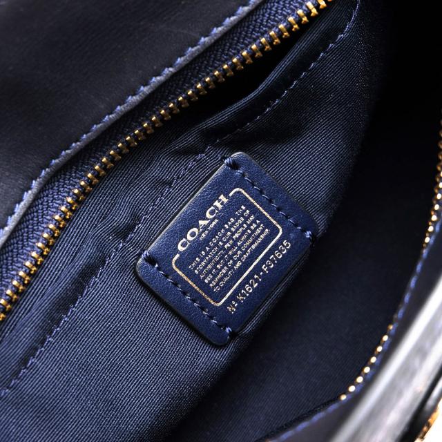 ○コーチ COACH スワッガー 牛革 ペブルドレザー ハンドバッグ F37635