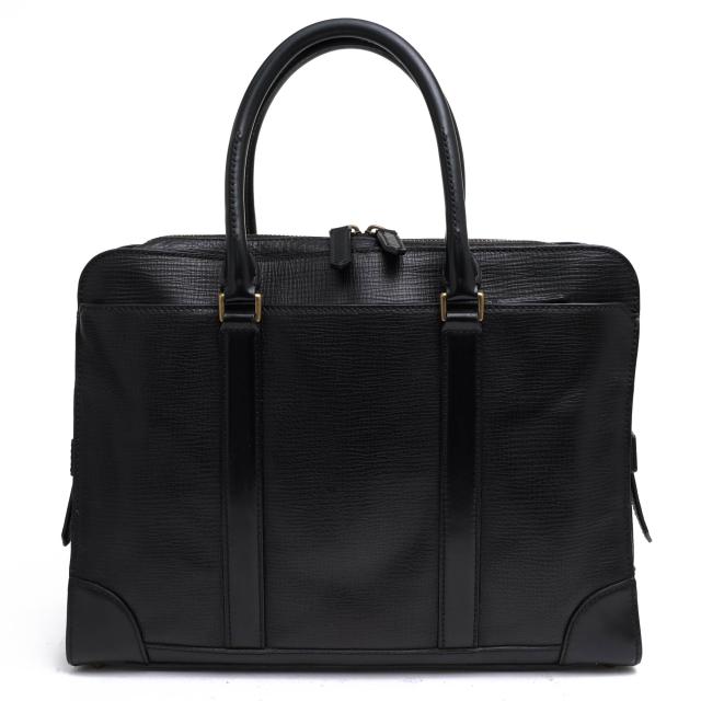 ○コーチ COACH グレインレザー 牛革 ビジネスバッグ 71013 Crosby Slim Brief In Box Grain Leather クロスビー スリムブリーフ   中古
