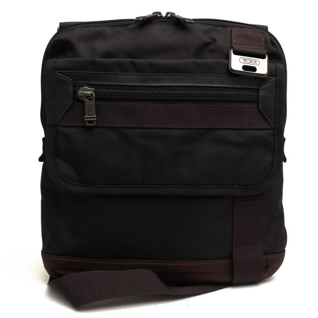 ○トゥミ TUMI FXTバリスティックナイロン ショルダーバッグ 69308HKO Eastern Zip Top Flap Crossbody クロスボディバッグ メッセ 中古