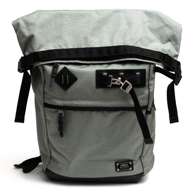 ○アッソブ AS2OV エクスクルーシブ バリスティックナイロン 牛革 リュック 061310 EXCLUSIVE BALLISTIC NYLON BACKPACK ロールト  中古