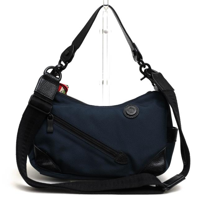 ○オロビアンコ orobianco 1680Dコーデュラナイロン 牛革 バリスティックナイロン ショルダーバッグ 92322 URBAN TRAVELER SILVEST 中古