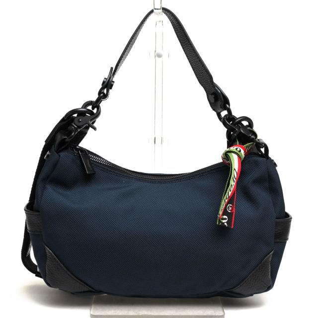 ○オロビアンコ orobianco 1680Dコーデュラナイロン 牛革 バリスティックナイロン ショルダーバッグ 92322 URBAN TRAVELER SILVEST 中古 ○オロビアンコ orobianco 1680Dコーデュラナイロン 牛革 バリ