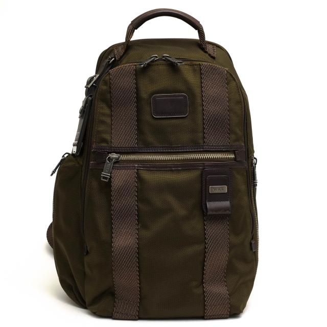 ○トゥミ TUMI バリスティックナイロン ナパレザー 牛革 ショルダーバッグ 22317OLH Greely Sling Backpack グリーリー スリング   中古
