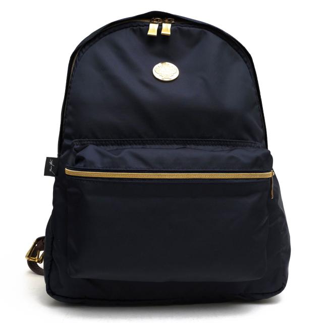 ○オロビアンコ orobianco 伊リモンタ社ナイロン 牛革 リュック MALPENSA A4サイズ収納可 デイパック メンズ 【中古】 中古