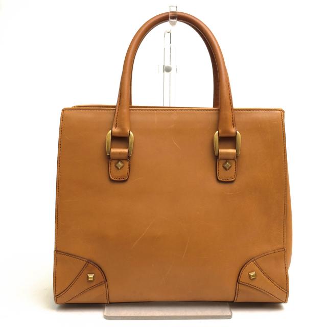 ○グッチ GUCCI ヌメ革 牛革 トートバッグ 120895 ユニセックス 男女兼用 スタッズ レディース 【中古】 中古