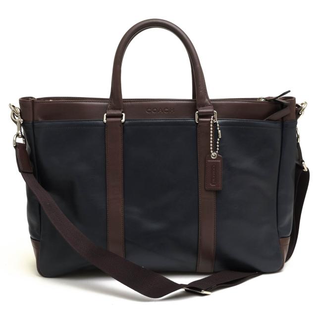 ○コーチ COACH 牛革 ビジネスバッグ F70916 レキシントン レザー メトロポリタントート LEXINGTON LEATHER METROPOLITAN TOTE 2WA 中古