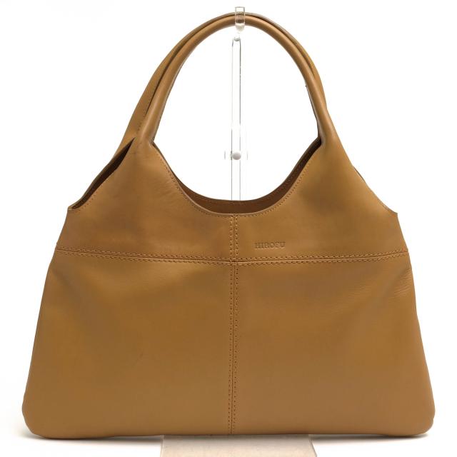 ○ヒロフ HIROFU 牛革 トートバッグ Hロゴ 肩掛け ワンショルダーバッグ レディース 【中古】 中古