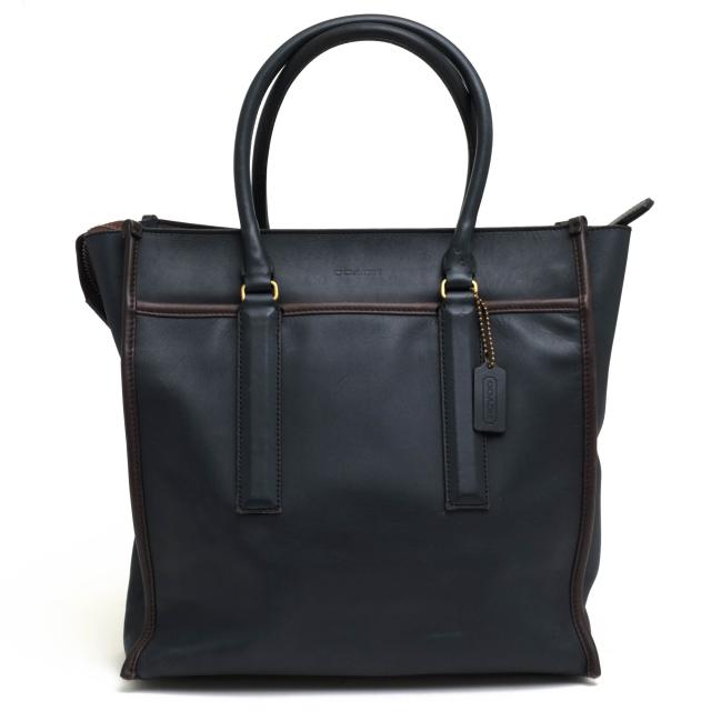 ○コーチ COACH グラブタンレザー 牛革 トートバッグ 70725 Bleecker Leather Tote ブリーカー 肩掛け ワンショルダーバッグ メン  中古