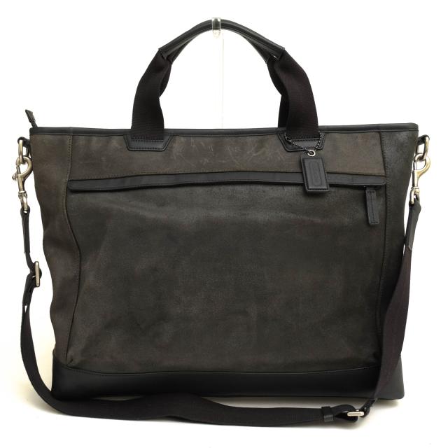 ○コーチ COACH 牛革 ビジネスバッグ ブリーフケース トートバッグ F70926 Camden Leather Supply Bag カムデンレザー サプライバ  中古